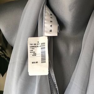 Basix Ii | Dresses | Basix Ii Silk Beaded Evening Gown With Silk Scarf ...